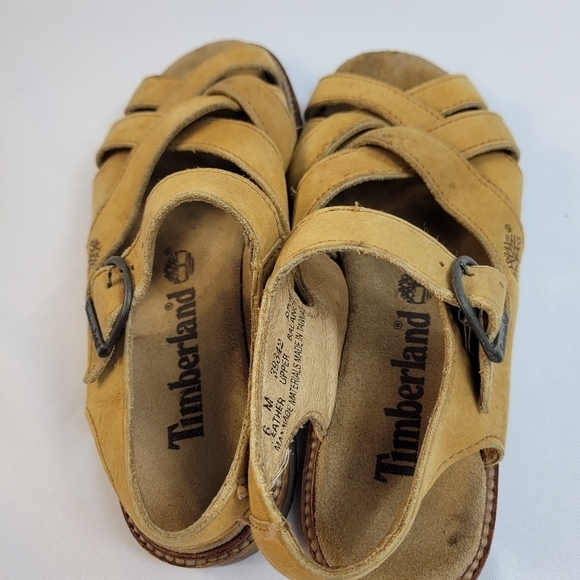 Timberland | Shoes | Timberland Sandals Coniac Color Size 6m | Poshmark